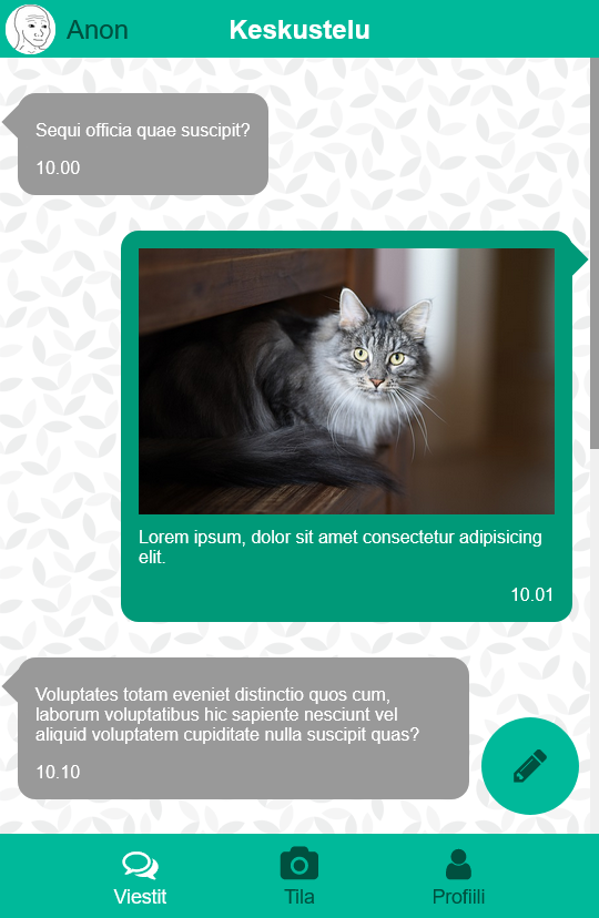 D16 Chat App UI