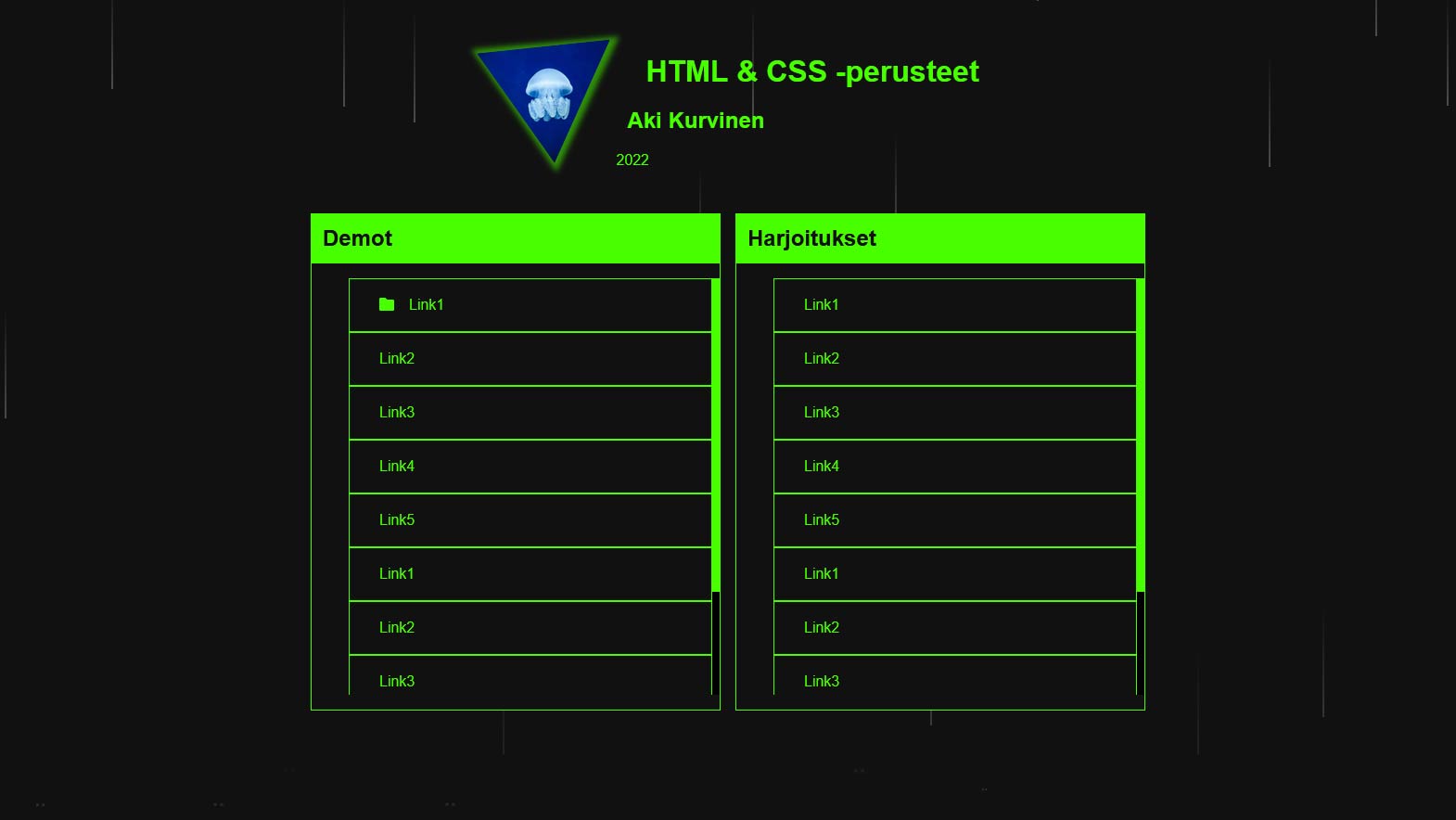Etusivu palautuksille